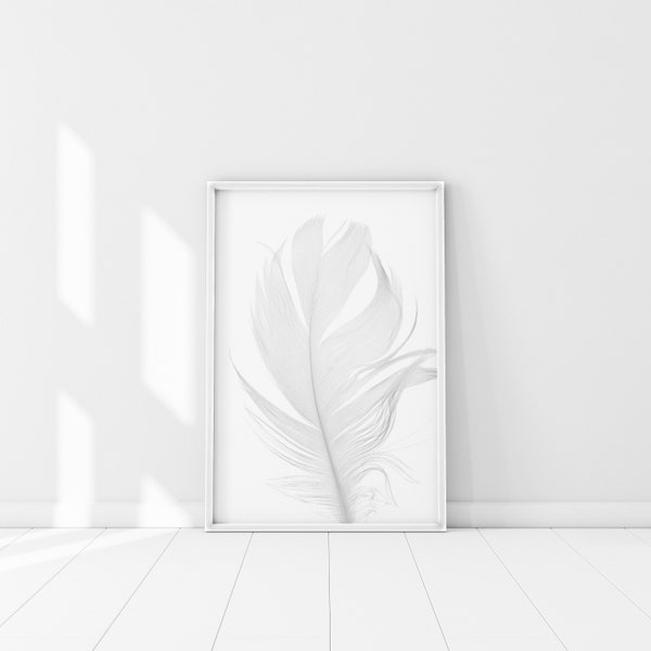 Feather Poster - Etsy