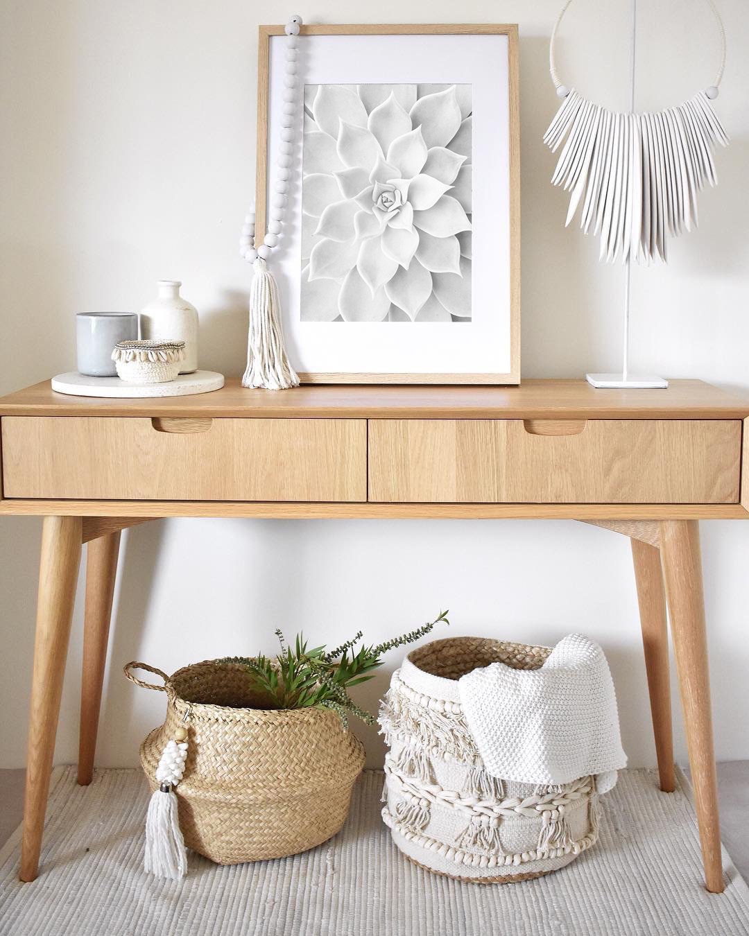 White Succulent Poster, White Texture Print, White Cactus Art, White ...