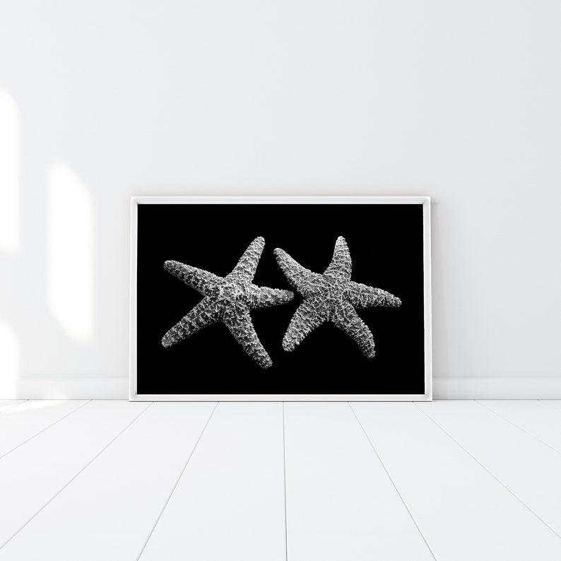 Sea Stars Print, Starfish Poster, Mermaid Decor, Coastal Decor ...