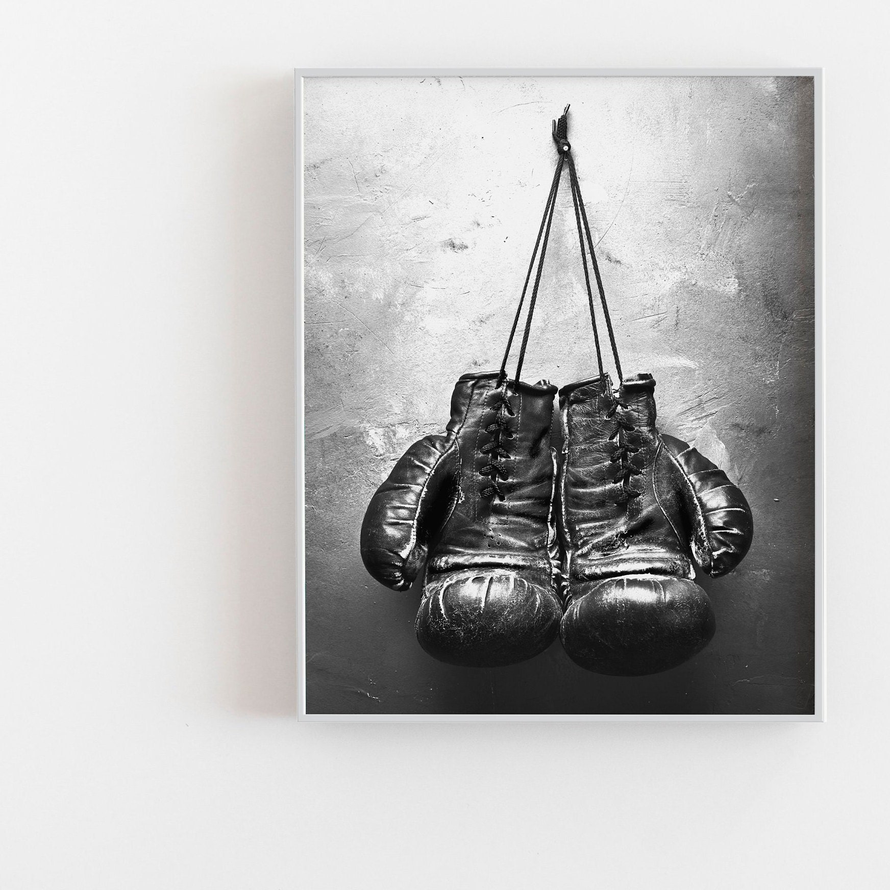 Boxing Gloves Print Boxer Poster Kickboxing Art Man Cave - Etsy Canada