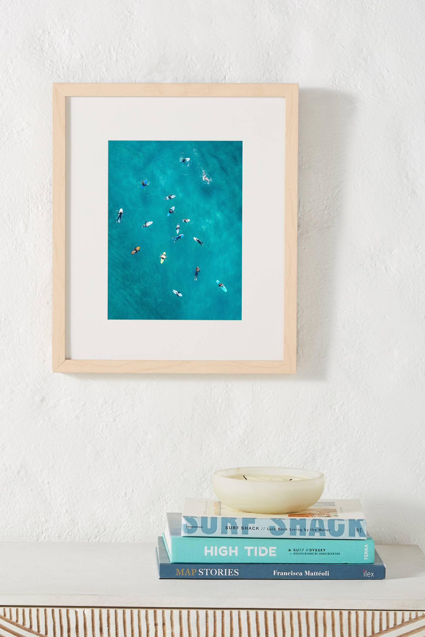 Aerial Surfers Print, Surf Print, Aerial Photography, Aerial View ...