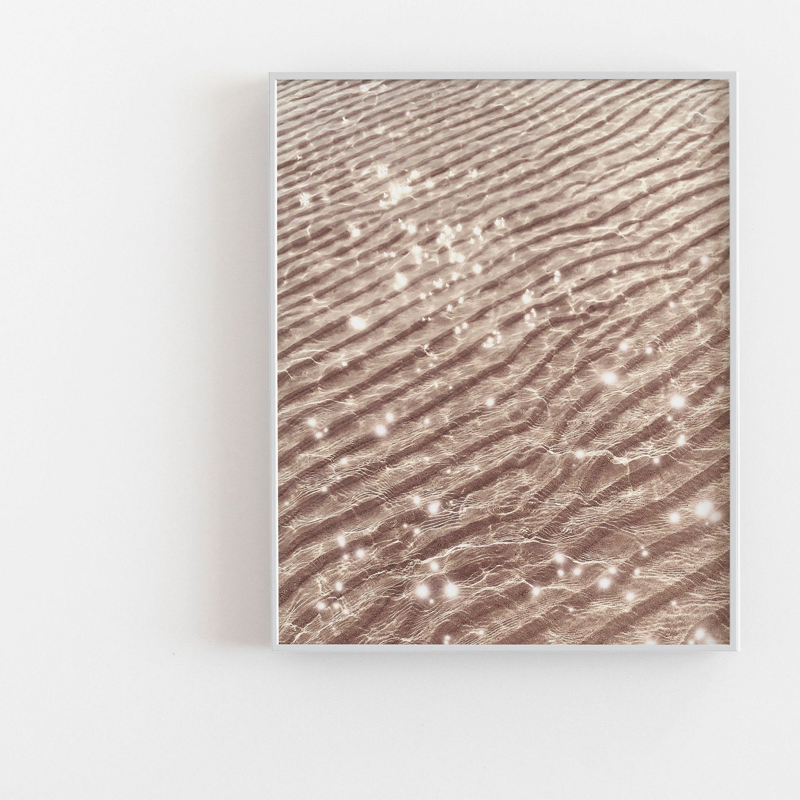 Shiny Sand Print Sand Dunes Poster Sand Art Neutral Boho | Etsy