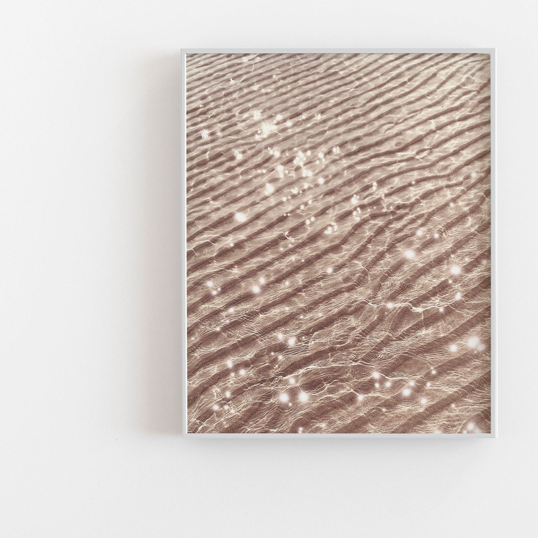 Shiny Sand Print Sand Dunes Poster Sand Art Neutral Boho | Etsy