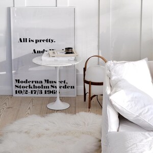 Warhol Pretty Print, All is Pretty Poster, Andy Warhol Quote, Moderna ...