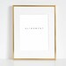 Alignment Minimalist Print, Simple Alignment Poster, ALIGNM三NT Mantra ...