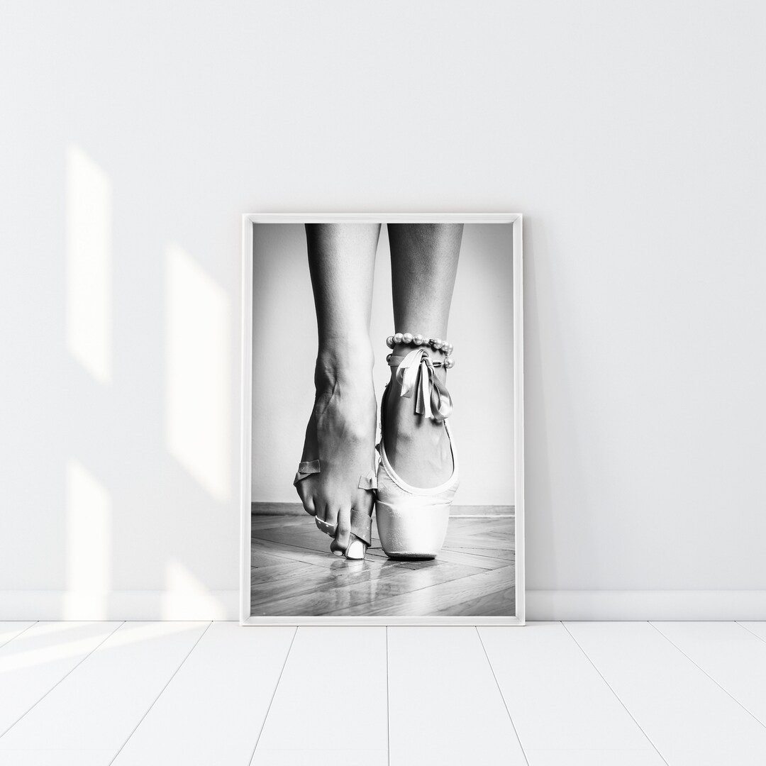Ballet Discipline Print, Ballet Practice Poster, Ballet Slippers Art ...