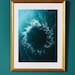Ocean Circle Print, Enso Ring, Enso Circle Poster, Enso Art, Enso Print ...