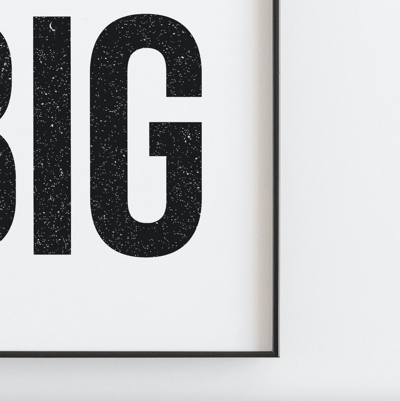 Think Big Print, Think Big Poster, Think Wall Art, Think Big Art, Kids ...