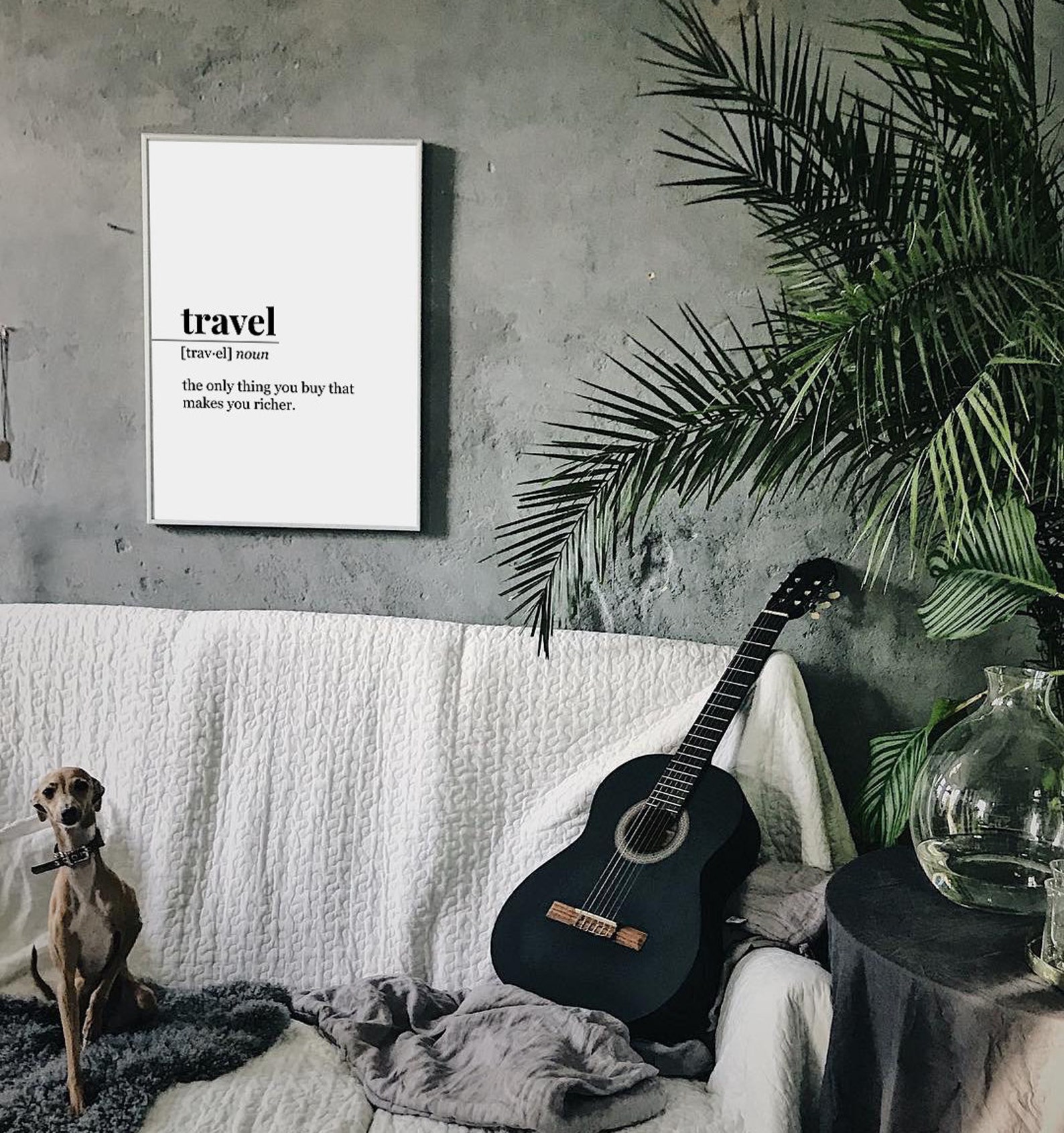 Travel Definition Print, Globetrotter Poster, Traveler Quote ...