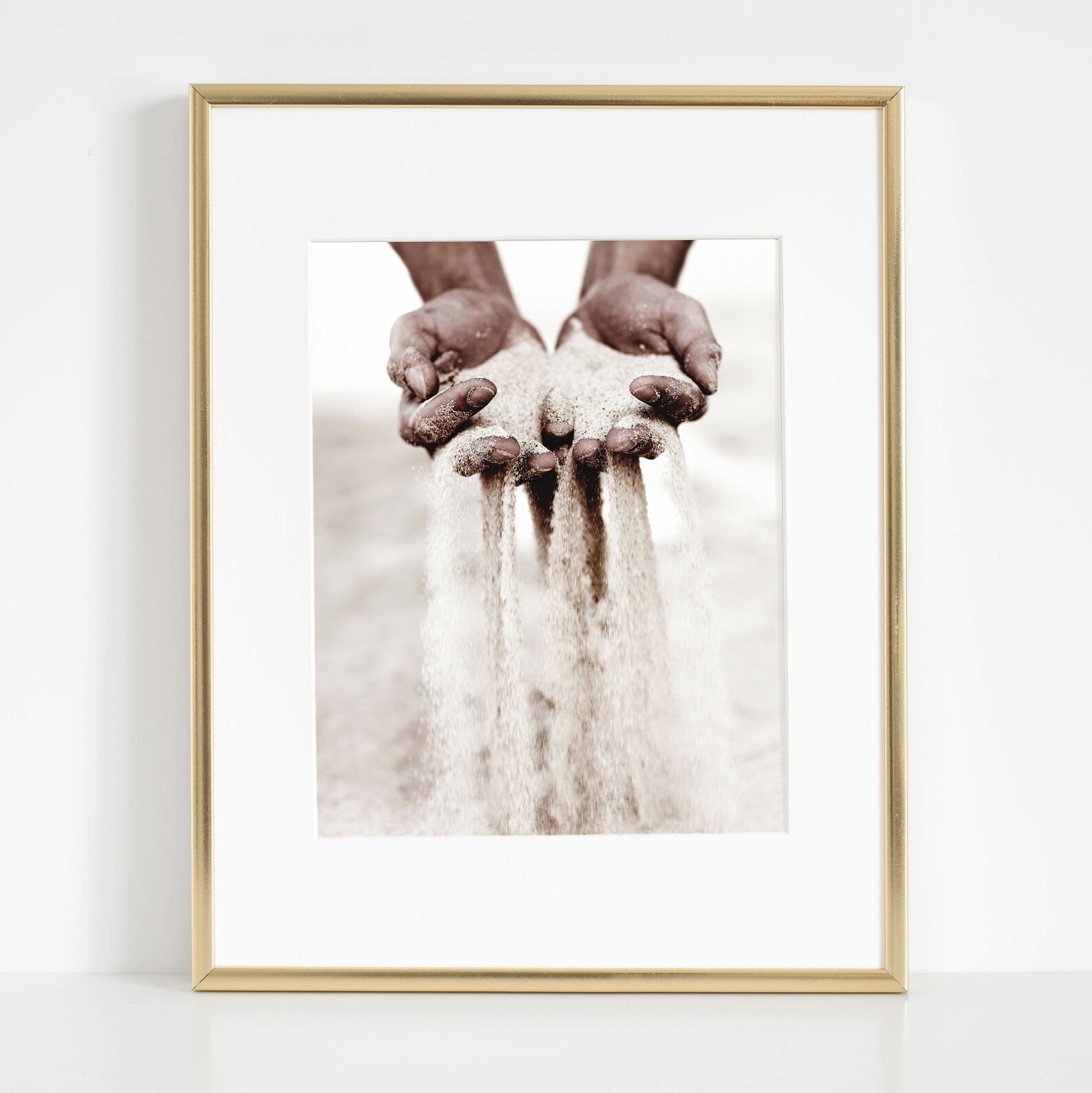 Sand Hands Print Holding Sand Poster Burning Man Art Boho - Etsy