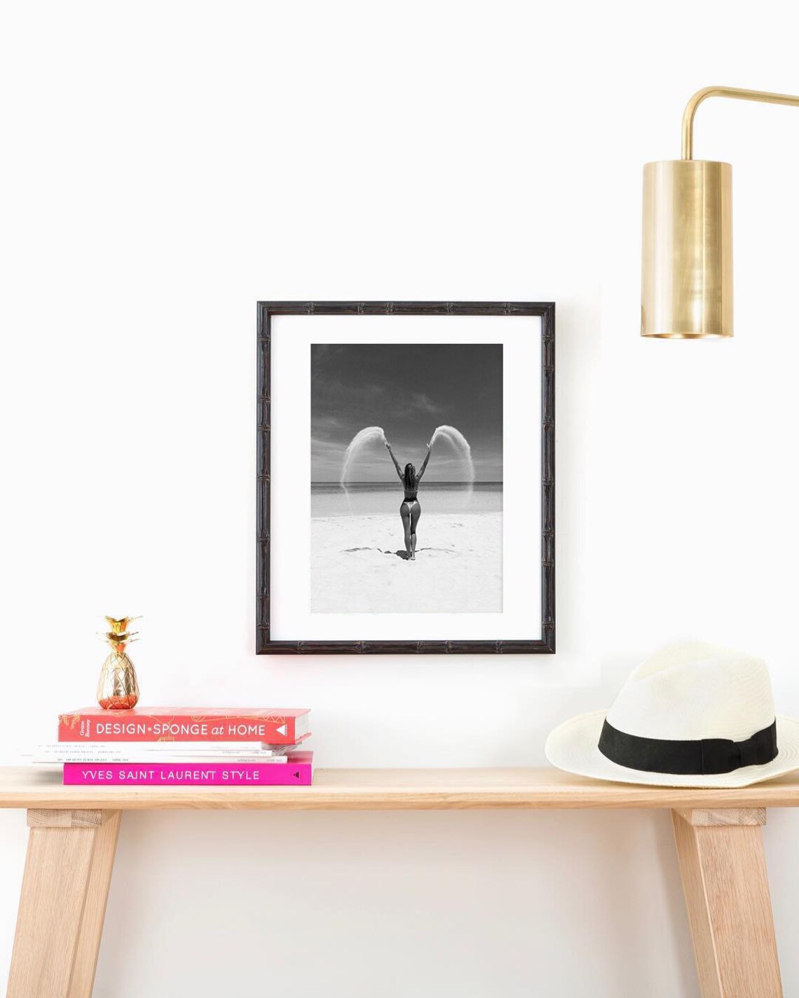 Sand Angel Print, Beach Girl Poster, Bikini Girl Print, Little Mermaid ...