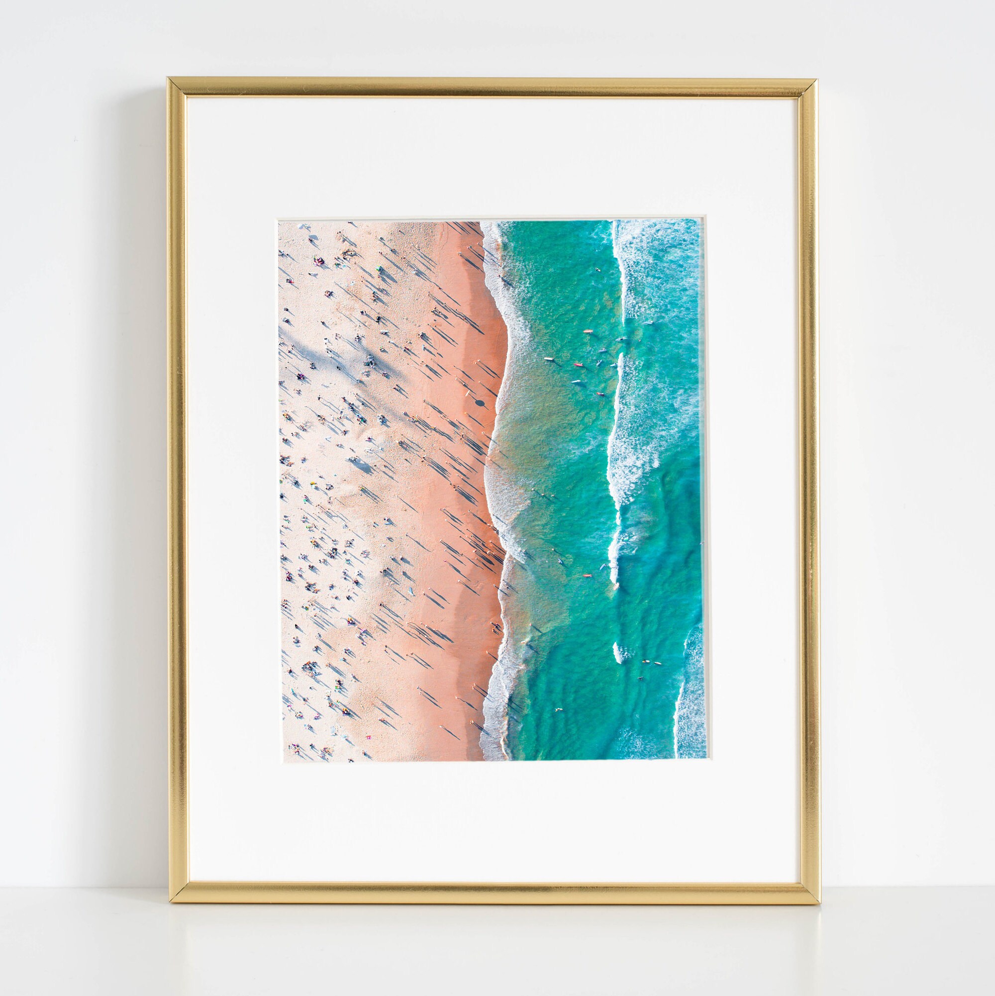 Half Sand Half Sea Drone Print Beach Print Bondi Beach - Etsy Canada