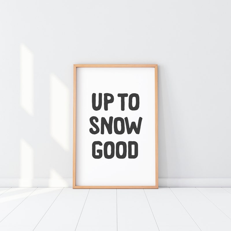 Pray for Snow Sign - Etsy