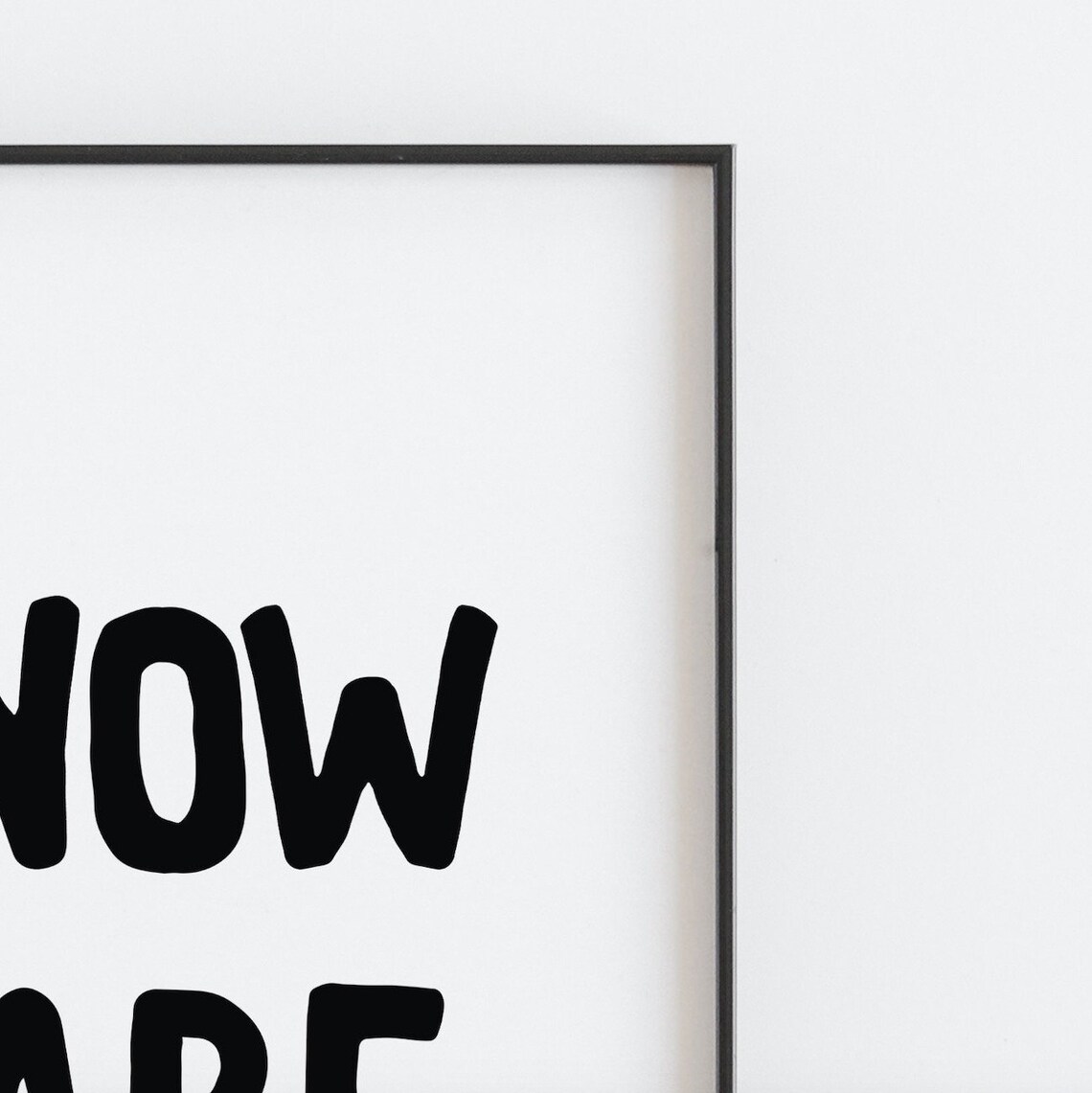 Snow Babe Poster, Snow Queen Print, Handwritten Snow Babe Minimalist ...