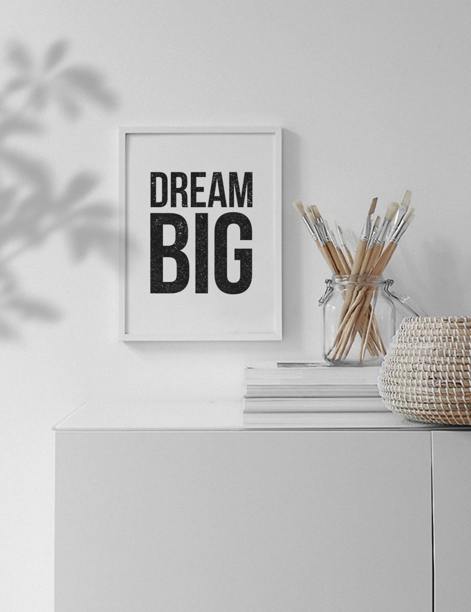Dream Big Print Dream Big Poster Dream Wall Art Dream Big | Etsy