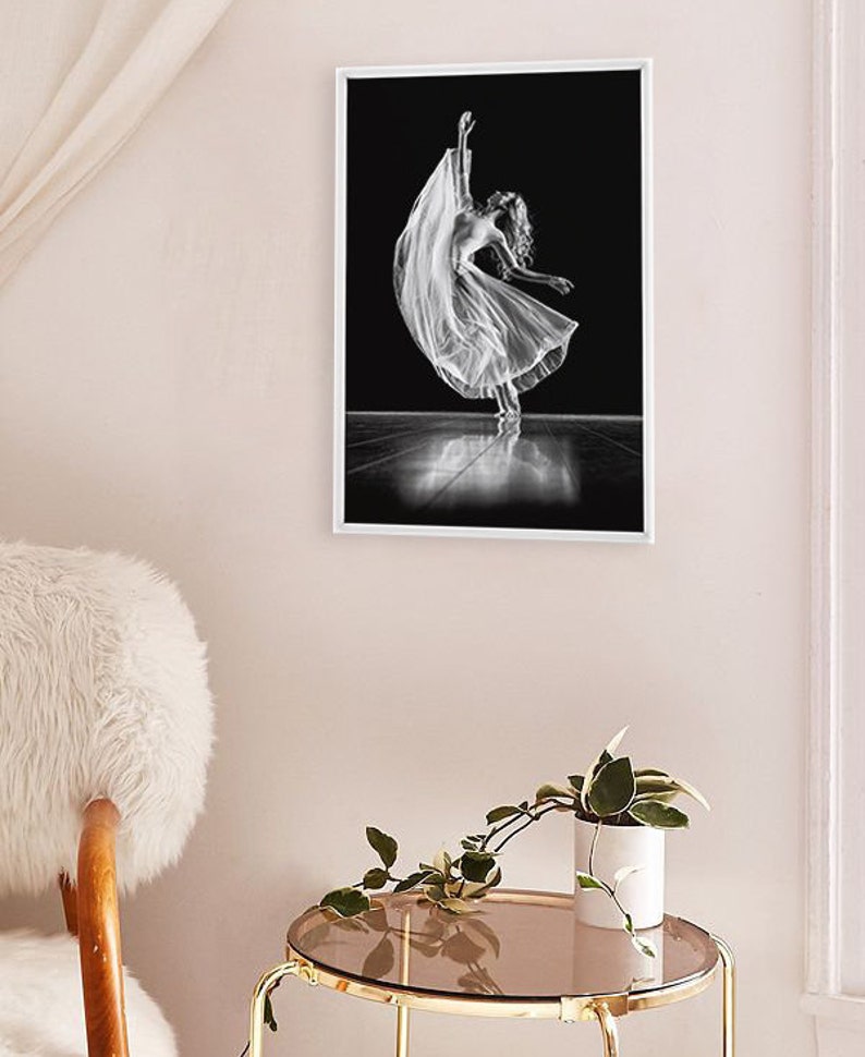 Moonlight Ballerina Ballet Print Classical Dance Dancer - Etsy