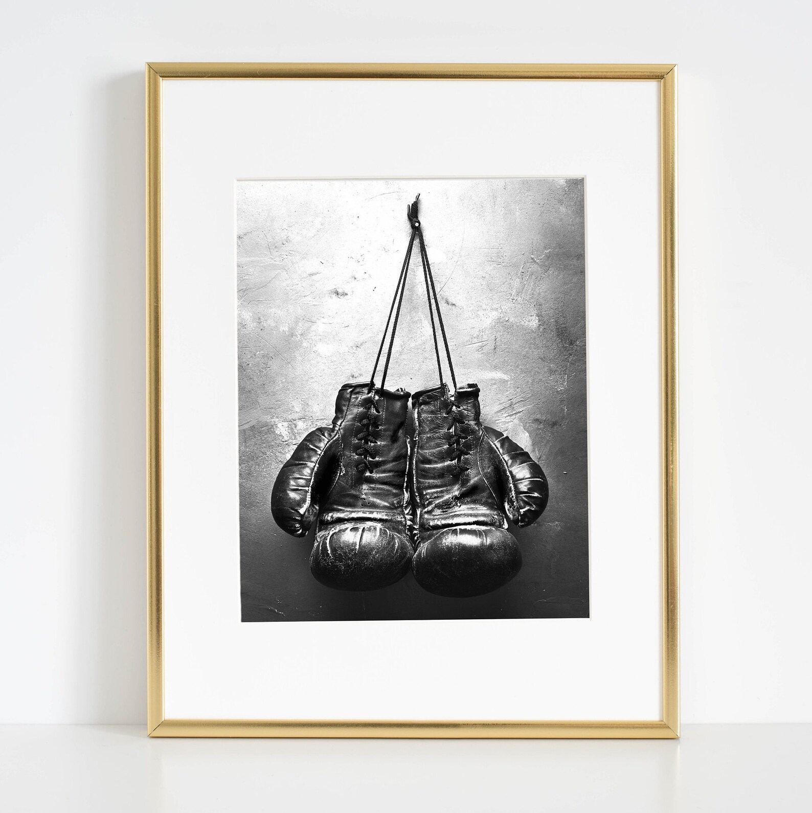 Boxing Gloves Print Boxer Poster Kickboxing Art Man Cave - Etsy