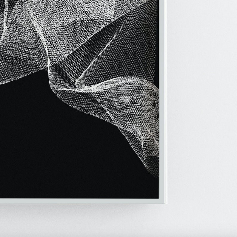 White Tulle Set of 3 Prints 3 Pieces Wall Art Elegant - Etsy