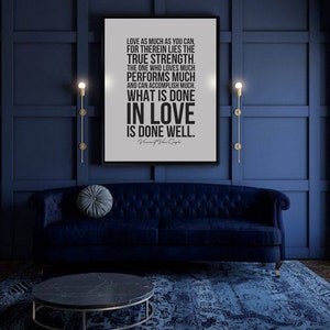 What is Done in Love Print, the Power of Love Poster, Van Gogh Quote ...