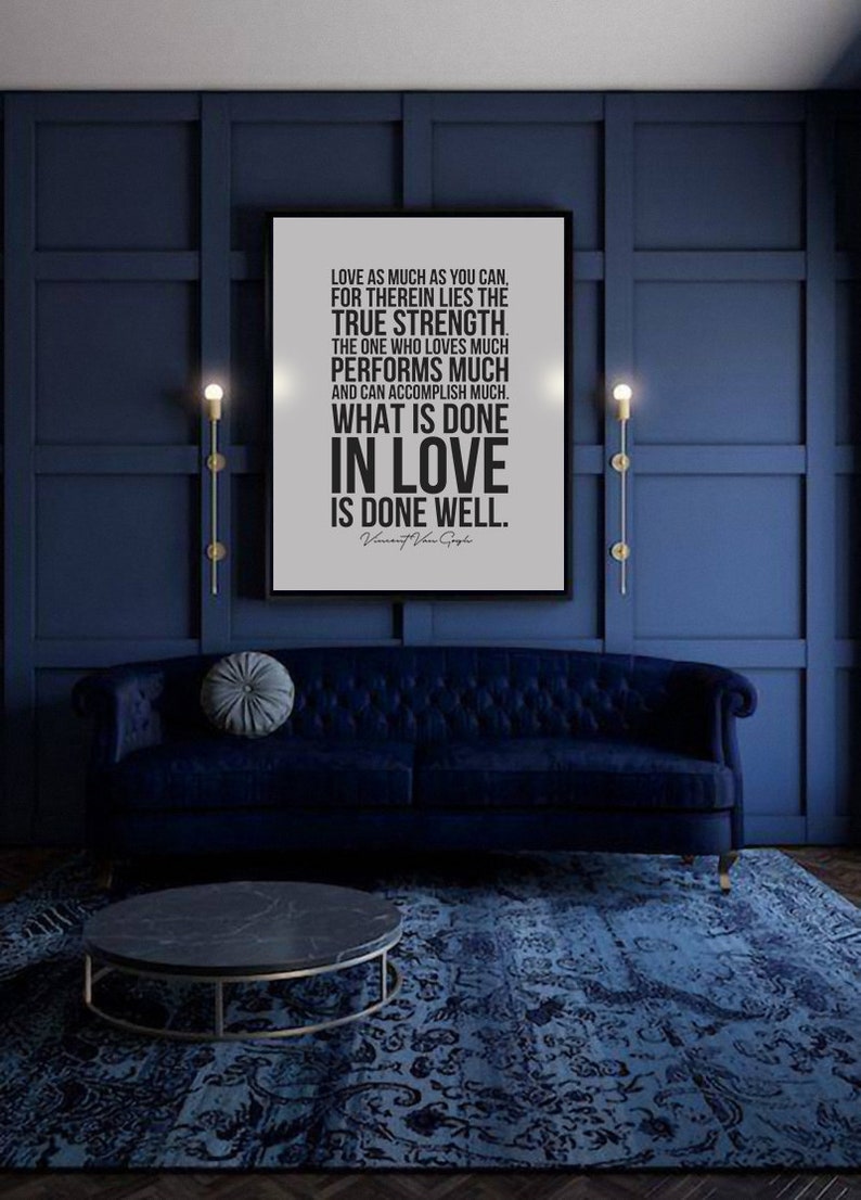 What is Done in Love Print the Power of Love Poster Van Gogh - Etsy
