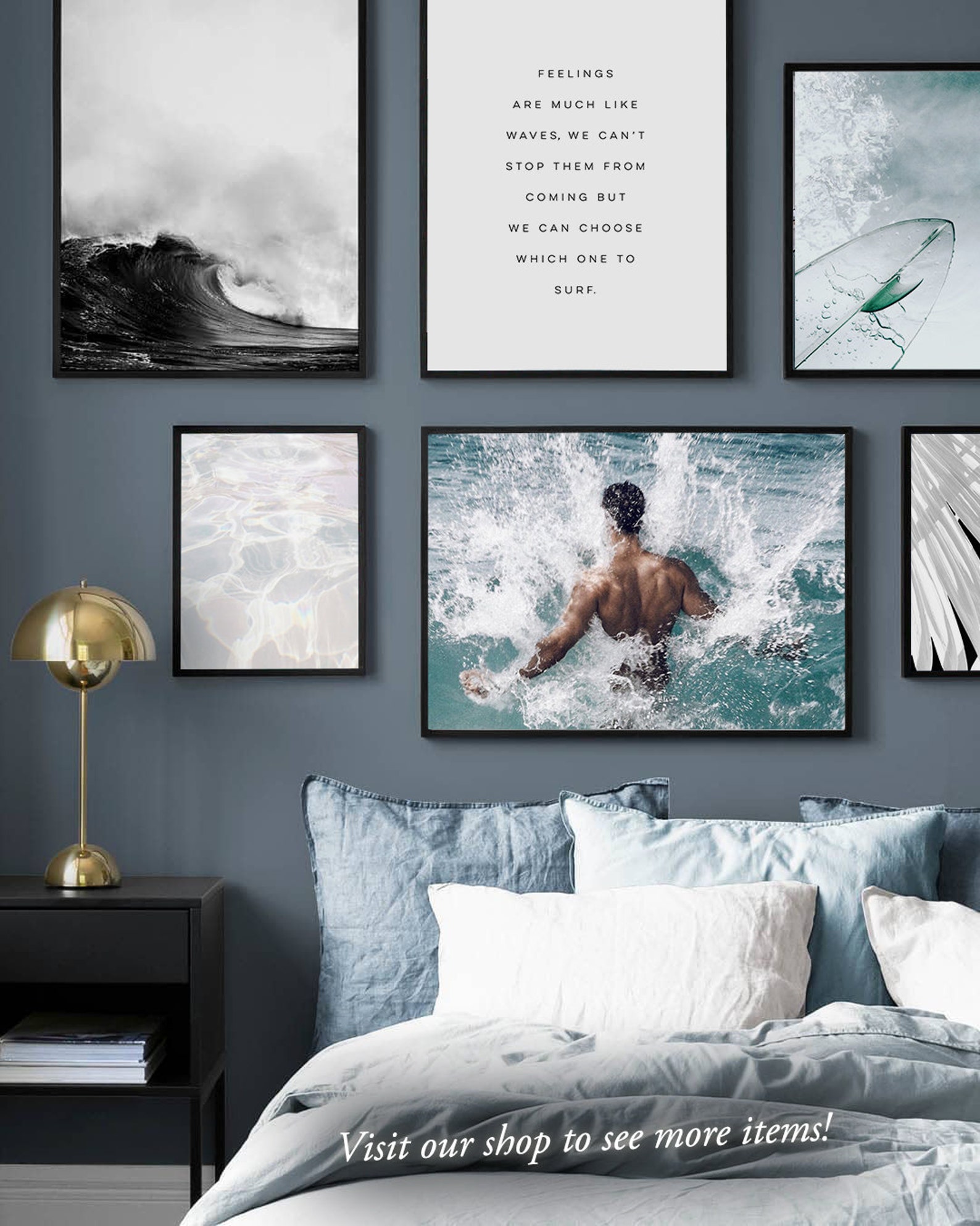 White Water Print, White Aesthetic Wall Art, White Texture Decor, White ...