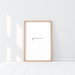 Peace Print, Peace Handwritten Poster, Minimalist Peace Wall Art ...