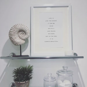 Ocean Quote, Life is Like the Ocean, It Can Be Calm or Still, and Rough ...