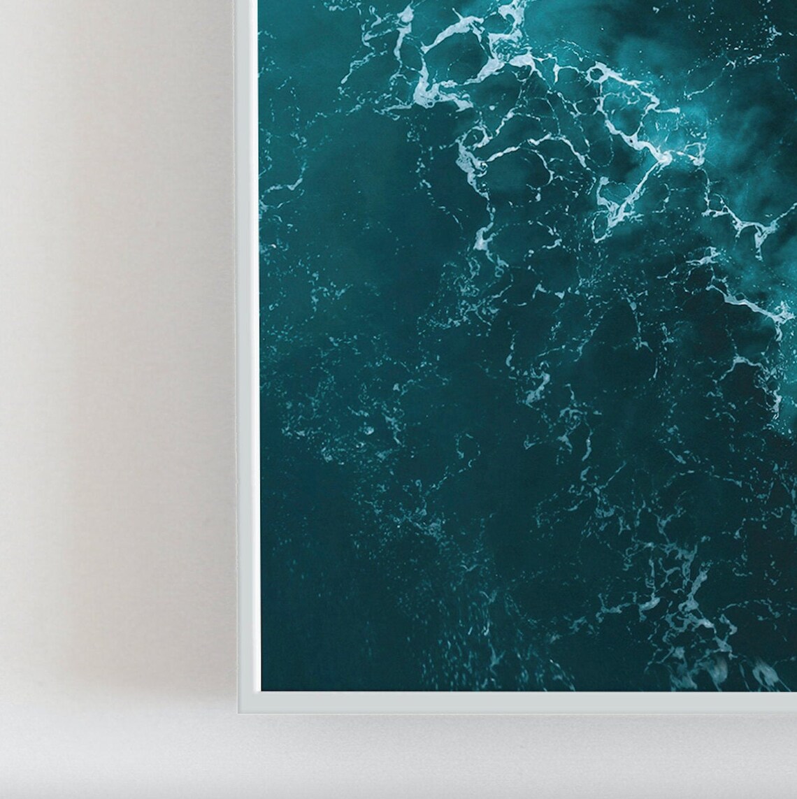 Ocean Circle Print Enso Ring Enso Circle Poster Enso Art - Etsy