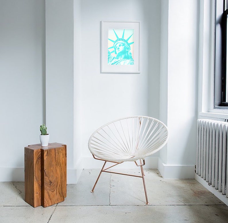 Pastel Lady Liberty Print, USA Statue of Liberty Poster, 4th of July ...