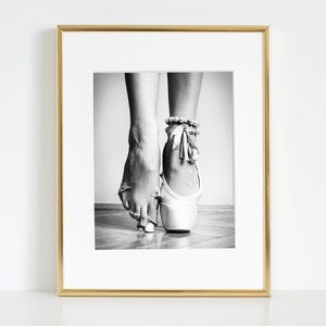 Ballet Discipline Print, Ballet Practice Poster, Ballet Slippers Art ...