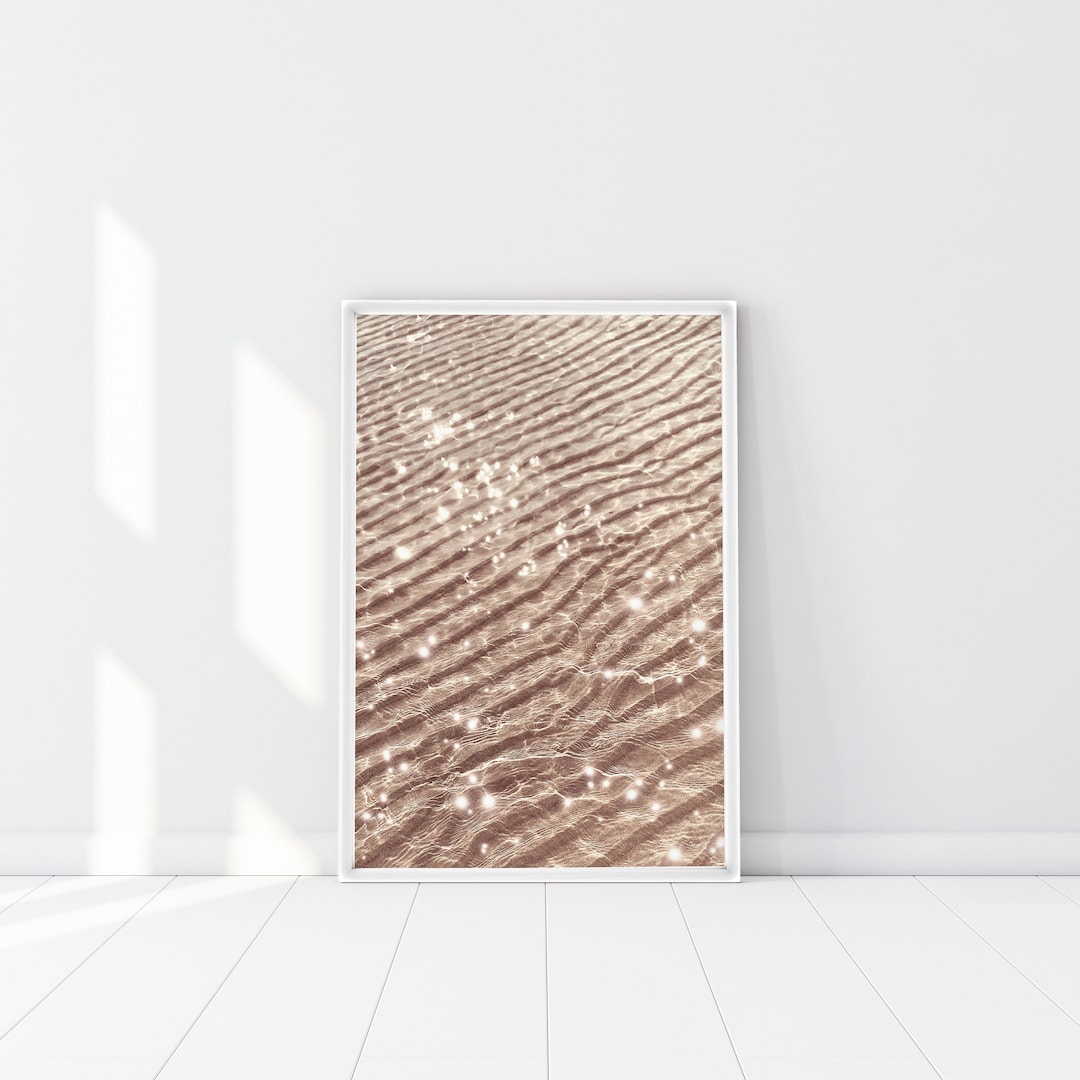 Shiny Sand Print, Sand Dunes Poster, Sand Art, Neutral Boho Poster ...