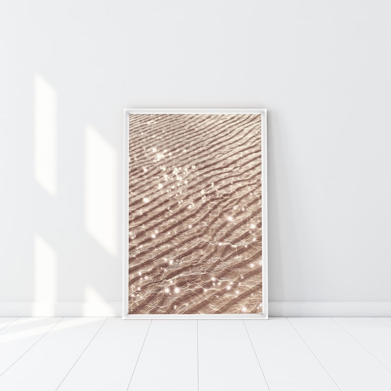 Shiny Sand Print, Sand Dunes Poster, Sand Art, Neutral Boho Poster ...