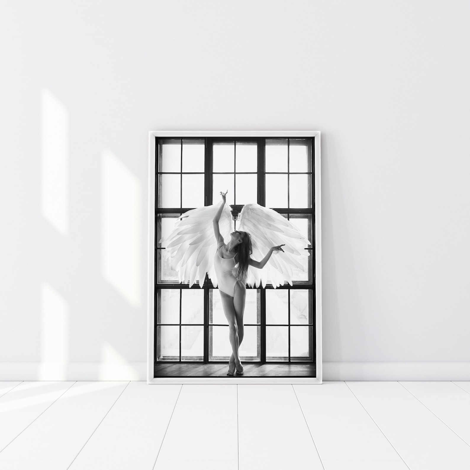 Window Angel Print Guardian Angel Poster Fallen Angel Wall - Etsy
