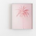 Pink Palm Print Tropical Blush Pink Palm Wall Art Summer - Etsy