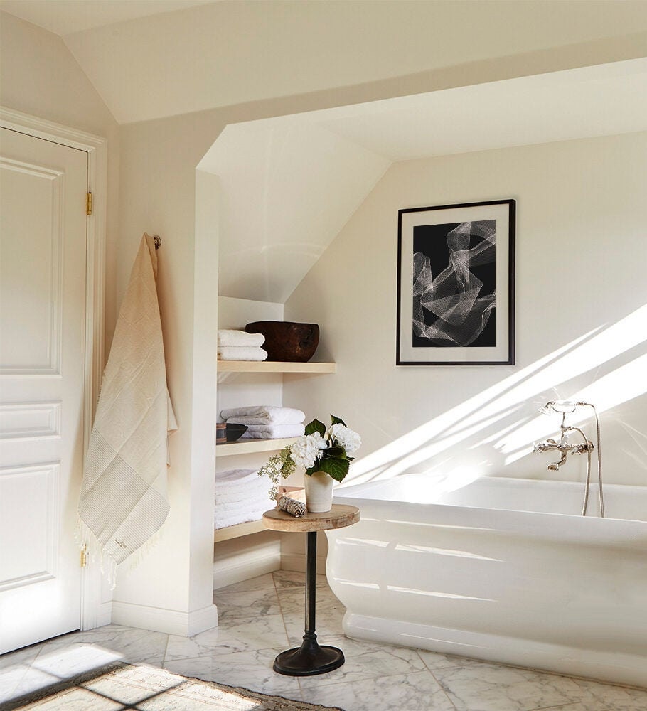 White Tulle Set of 3 Prints 3 Pieces Wall Art Elegant | Etsy