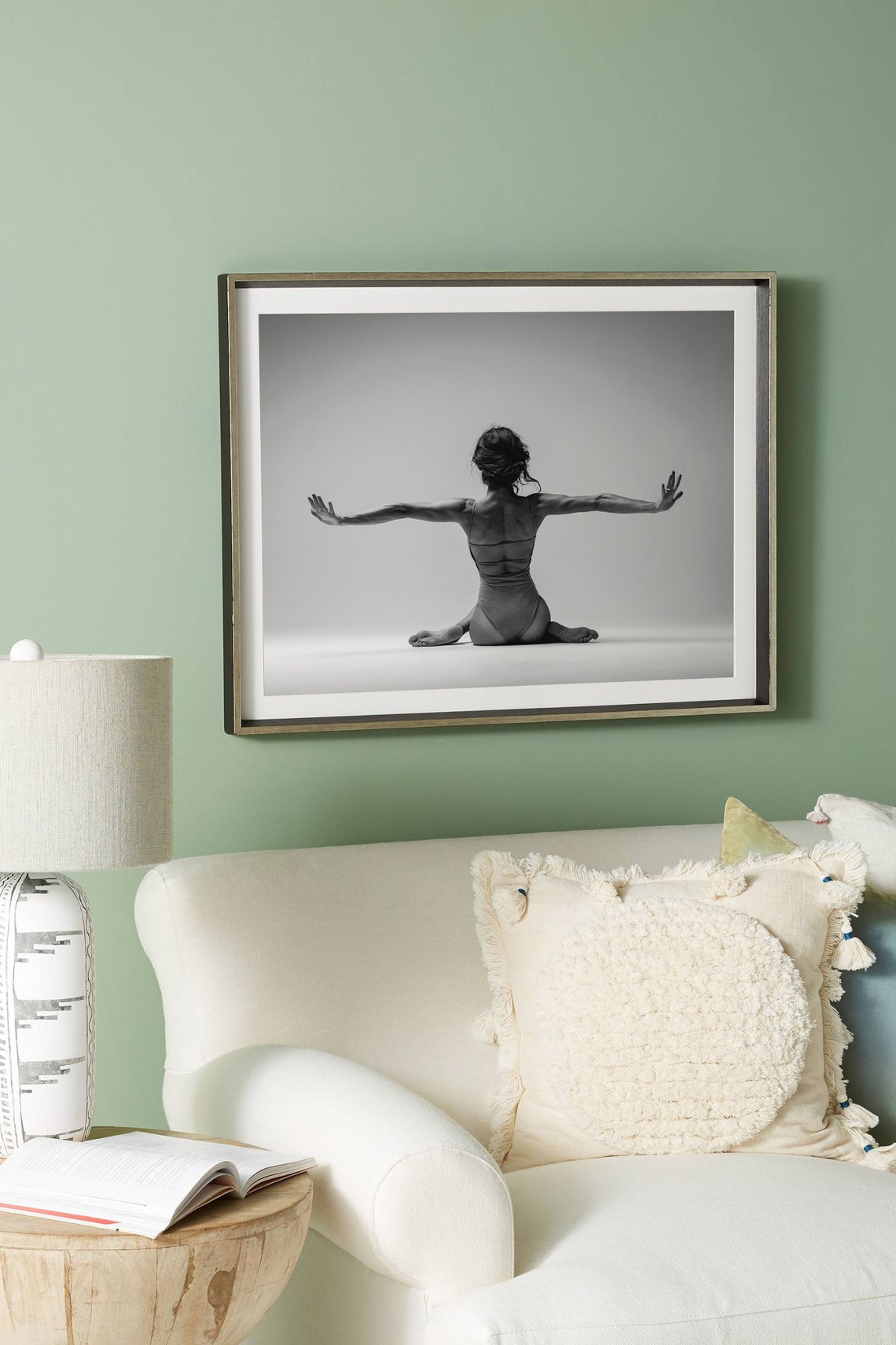 The Peacemaker Print, Stretching Girl Poster, Yoga Art, Yoga Pose ...