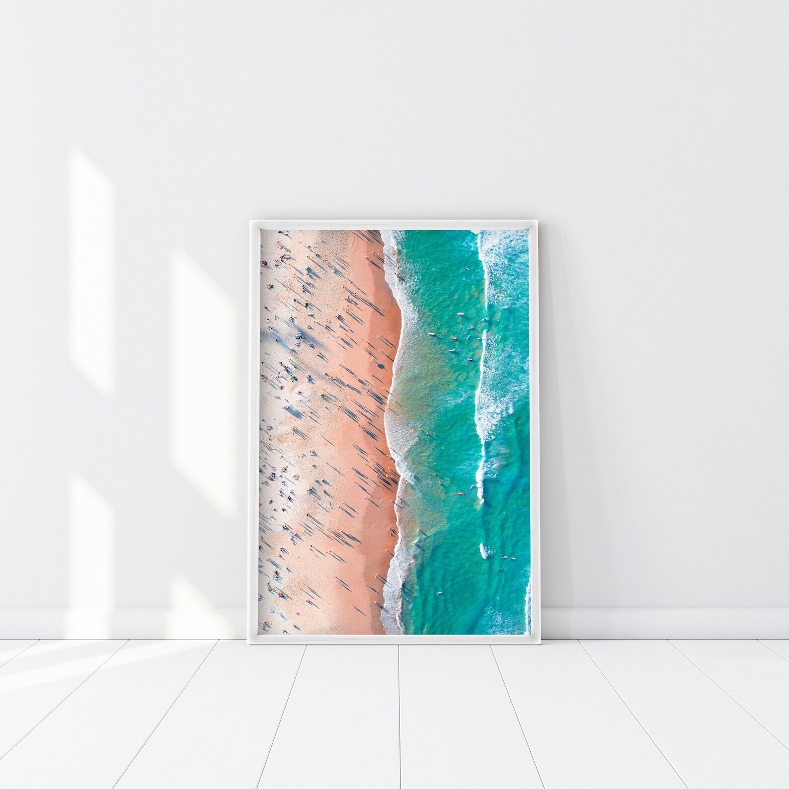 Half Sand Half Sea, Drone Print, Beach Print, Bondi Beach Print ...