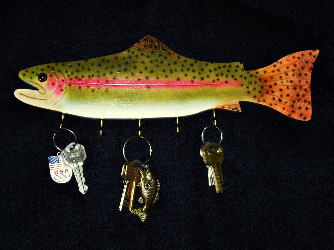 Fish Key Holder, Fish Jewelry Holder, Key Holder, Jewelry Holder, Trout ...
