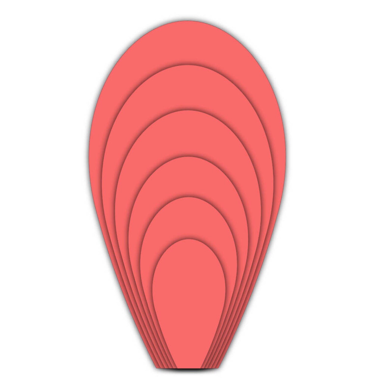 Paper Flower Template (DIGITAL PDF), DIY Paper Flower Template, Print ...