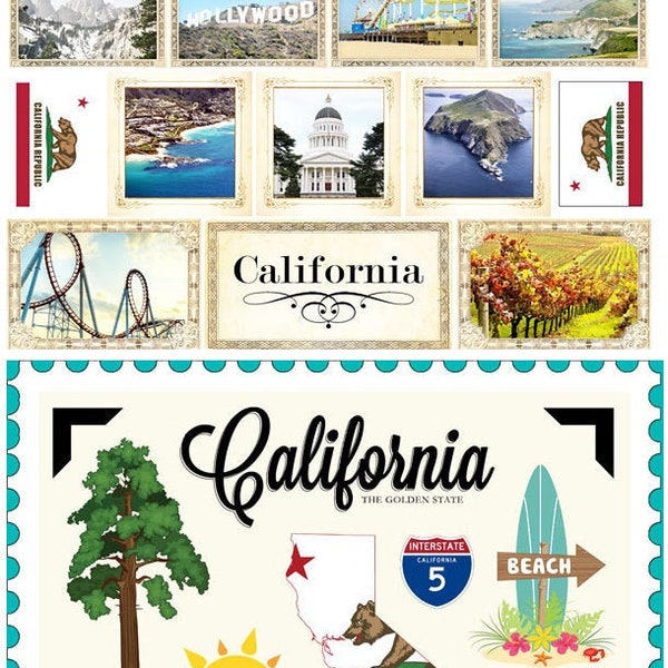 California Stickers - Etsy
