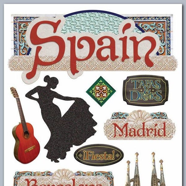 Spain Scrapbook - Etsy
