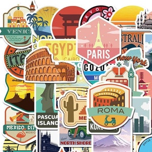Travel Stickers - Etsy