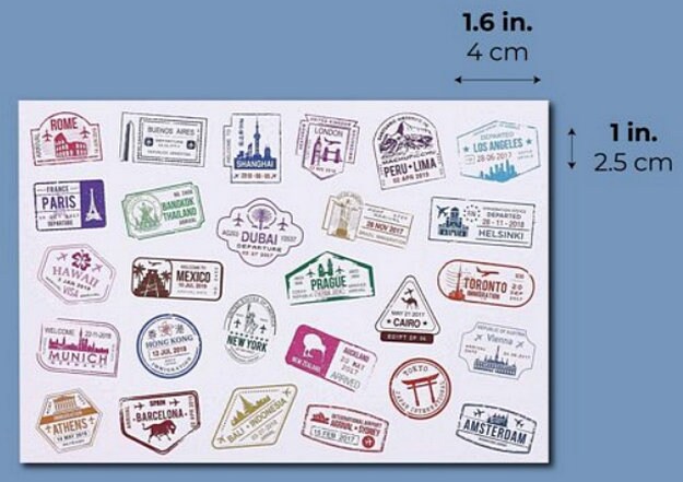 Passport Stamps By Country