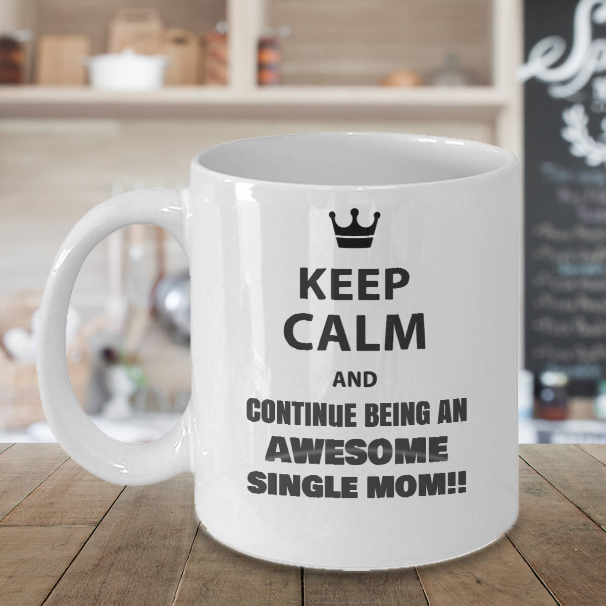 Gift for Mom Single Mom Mug Mothers Day gift Keep Calm and | Etsy