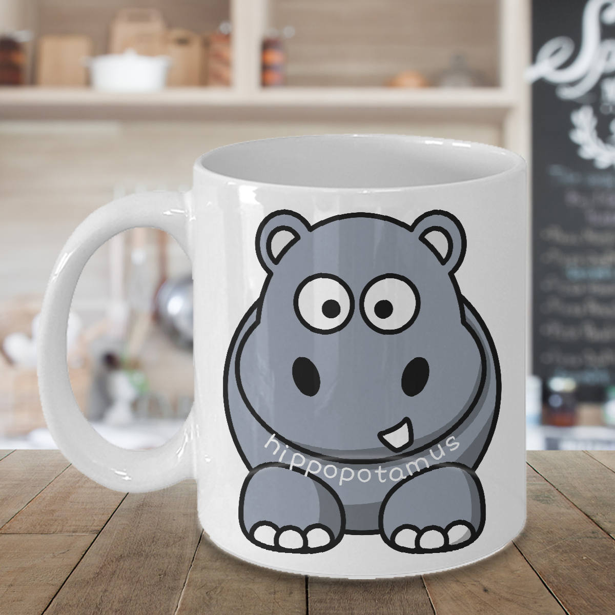 Hippopotamus Mug Children's Hippo Mug Gift for Children - Etsy