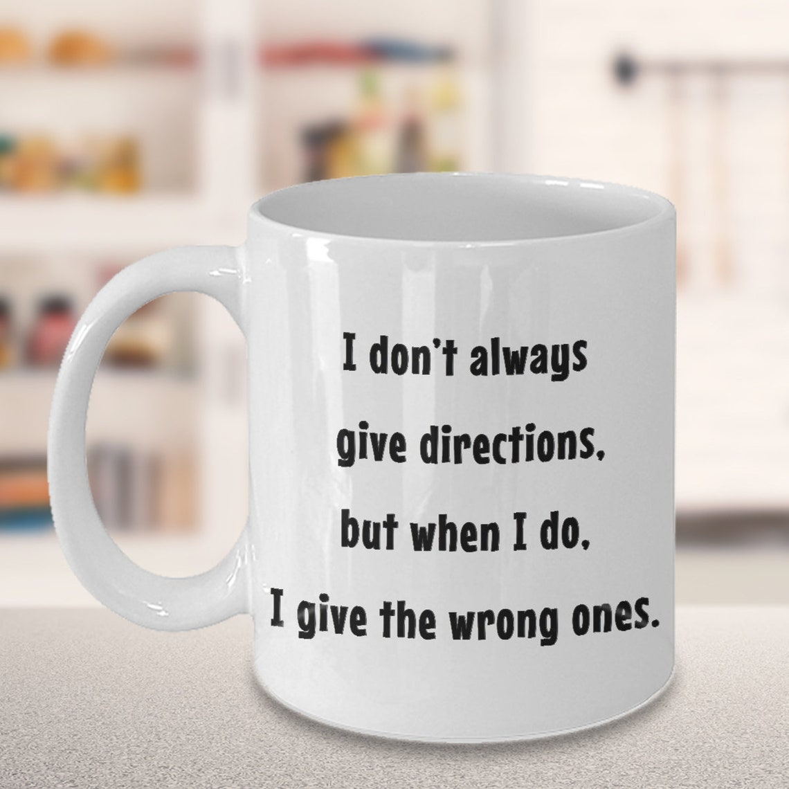 Funny Driver Mug Funny Sarcastic Mug Giving Directions Mug | Etsy