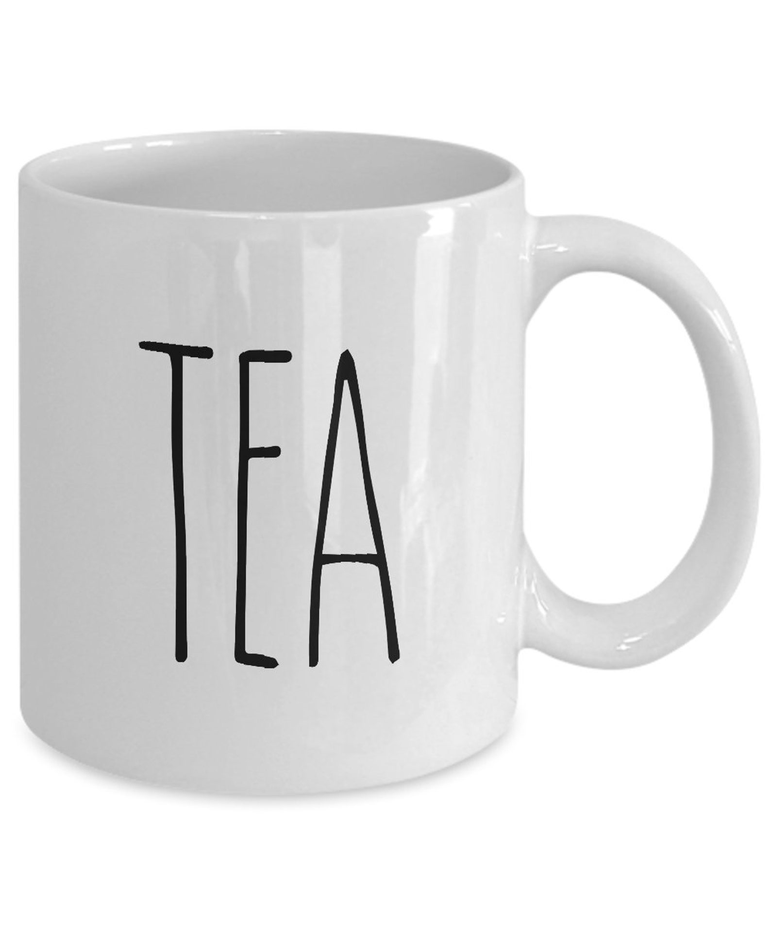 Rae Dunn Inspired Mugs Farmhouse Mugs Minimalist Mug | Etsy