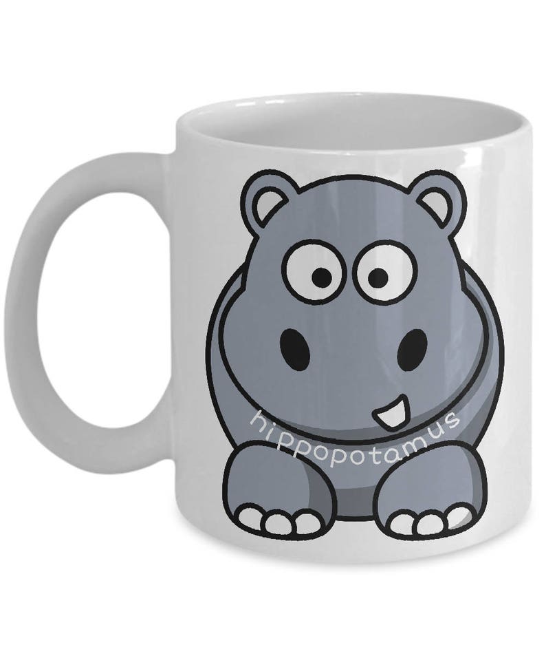 Hippopotamus Mug Children's Hippo Mug Gift for Children - Etsy