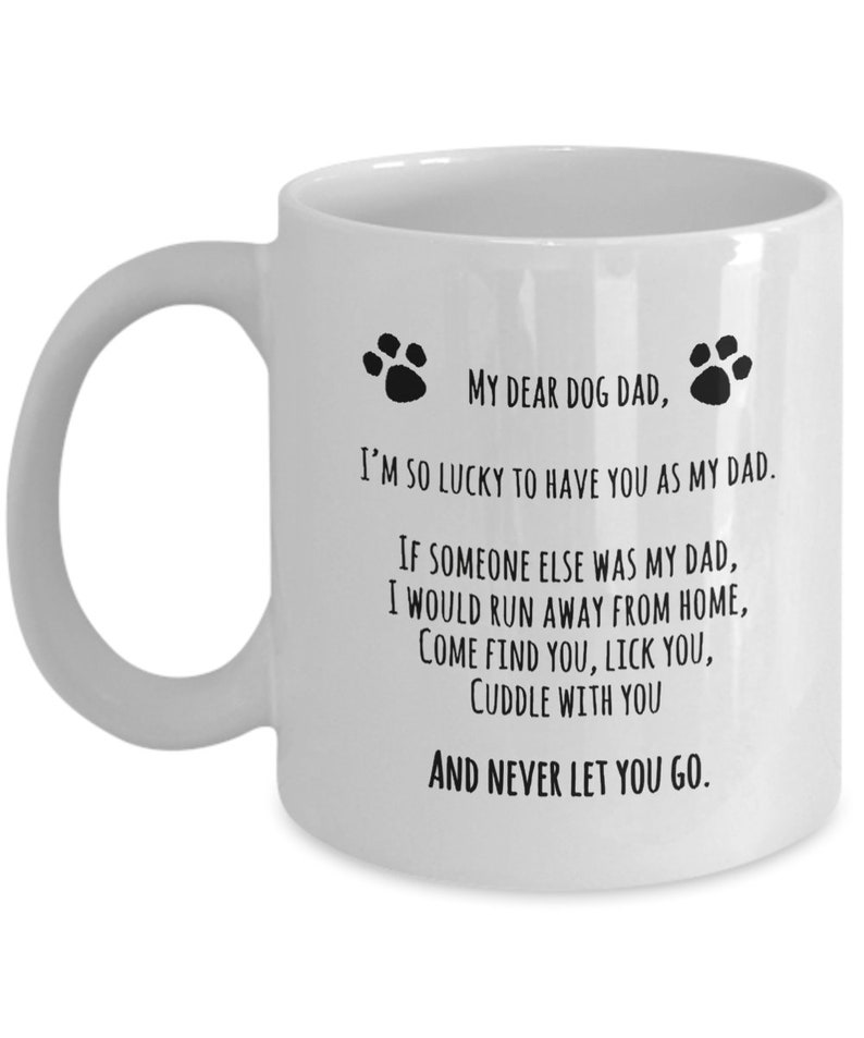 Customized Dog Dad Mug Gift for Dog Lover Fathers Day Gift | Etsy