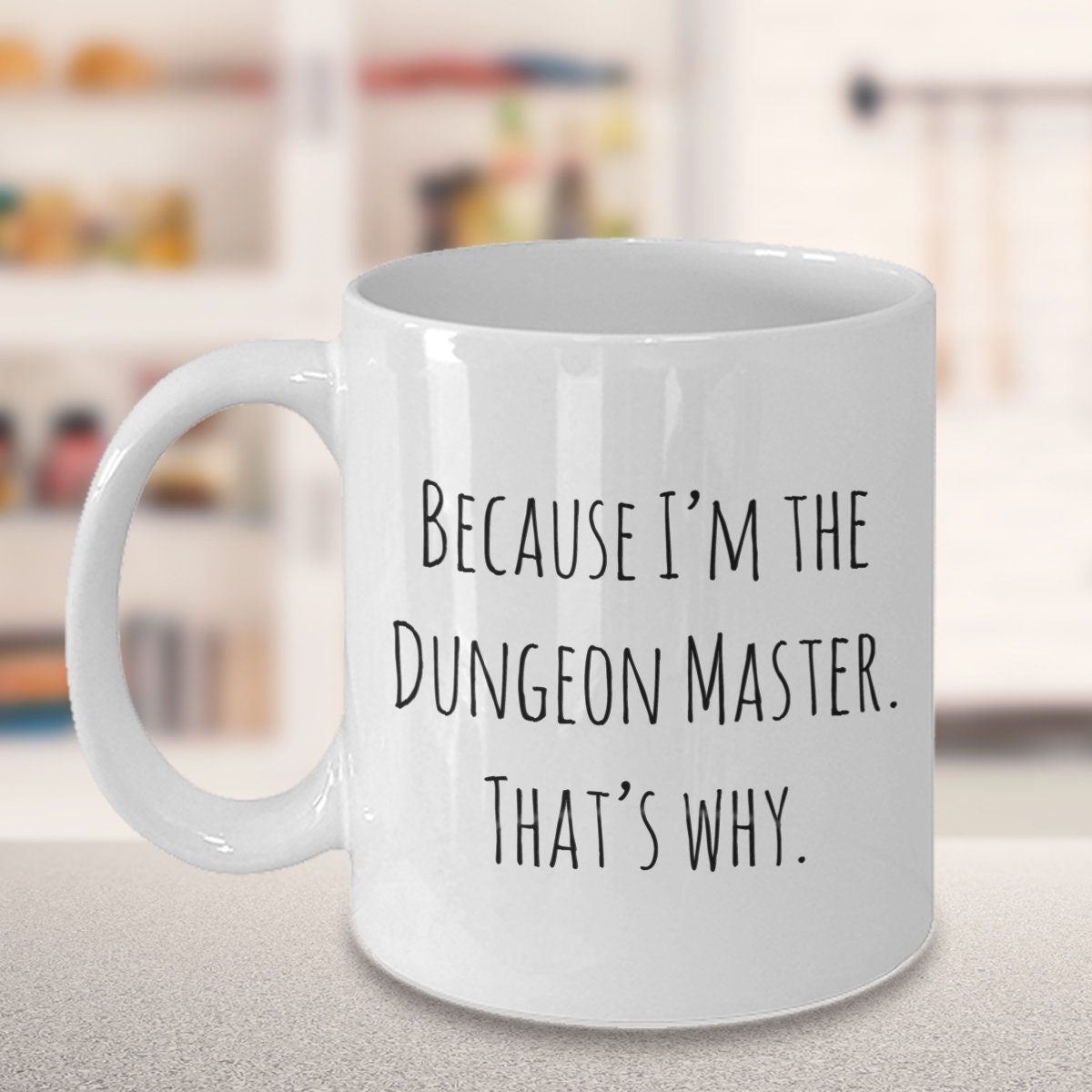 Dnd Coffee Mug/ Dnd Mug Only / Dungeon Master Mug /because Im - Etsy